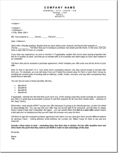 A Closer Look at My Blind Offer Template
