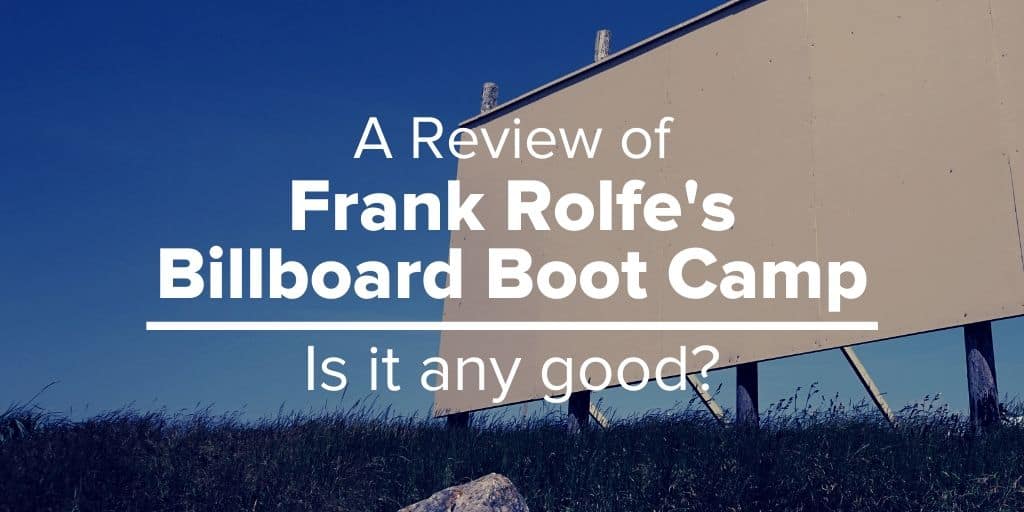 A Review of Frank Rolfe's Billboard University Bootcamp