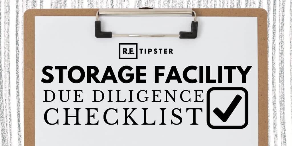 My Self Storage Facility Due Diligence Checklist